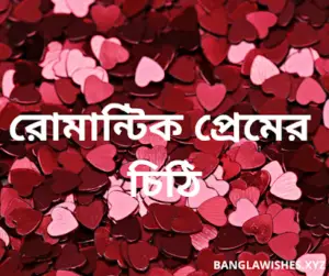 বাংলা রোমান্টিক প্রেম ভালোবাসার চিঠি পত্র | Banglawishes
